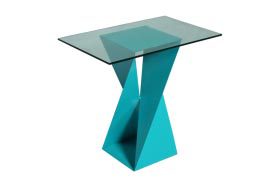 Twist Cocktail Table (Baby Blue) | Lux Lounge EFR (888) 247-4411