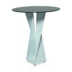 Twist Cocktail Highboy Table 42" High (White) | Lux Lounge EFR (888 ...