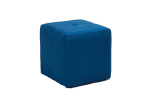 Avery Cube Seat Ultrasuede (Blue) | Lux Lounge EFR (888) 247-4411