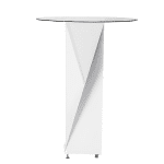 Twist Cocktail Highboy Table 42" High (White) | Lux Lounge EFR (888 ...