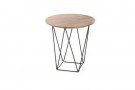 Wooden Spoke End Table - Lux Lounge EFR (888) 247-4411