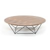 Wooden Spoke Coffee Table | Lux Lounge EFR (888) 247-4411