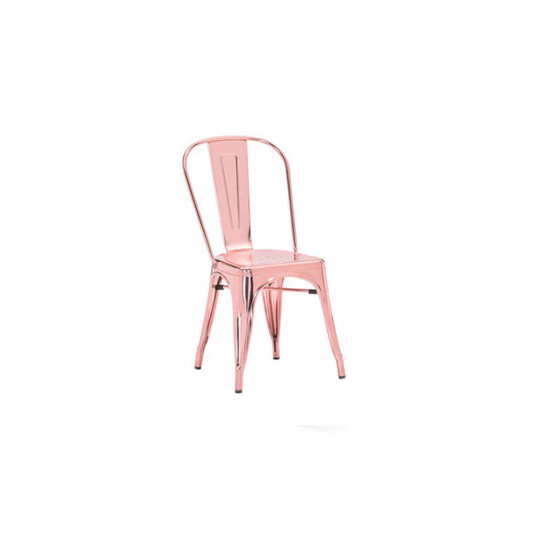 Farmer’s Rose Gold Light Dining Chair | Lux Lounge EFR (888) 247-4411